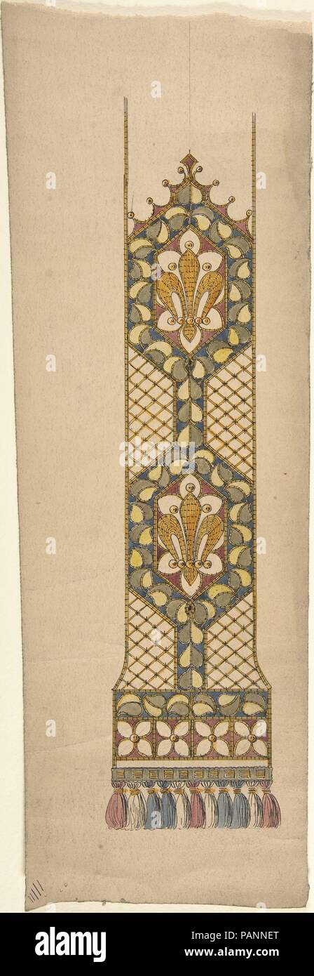 Design for a Stole or Maniple. Artist: Ernest Geldart (British, London ...