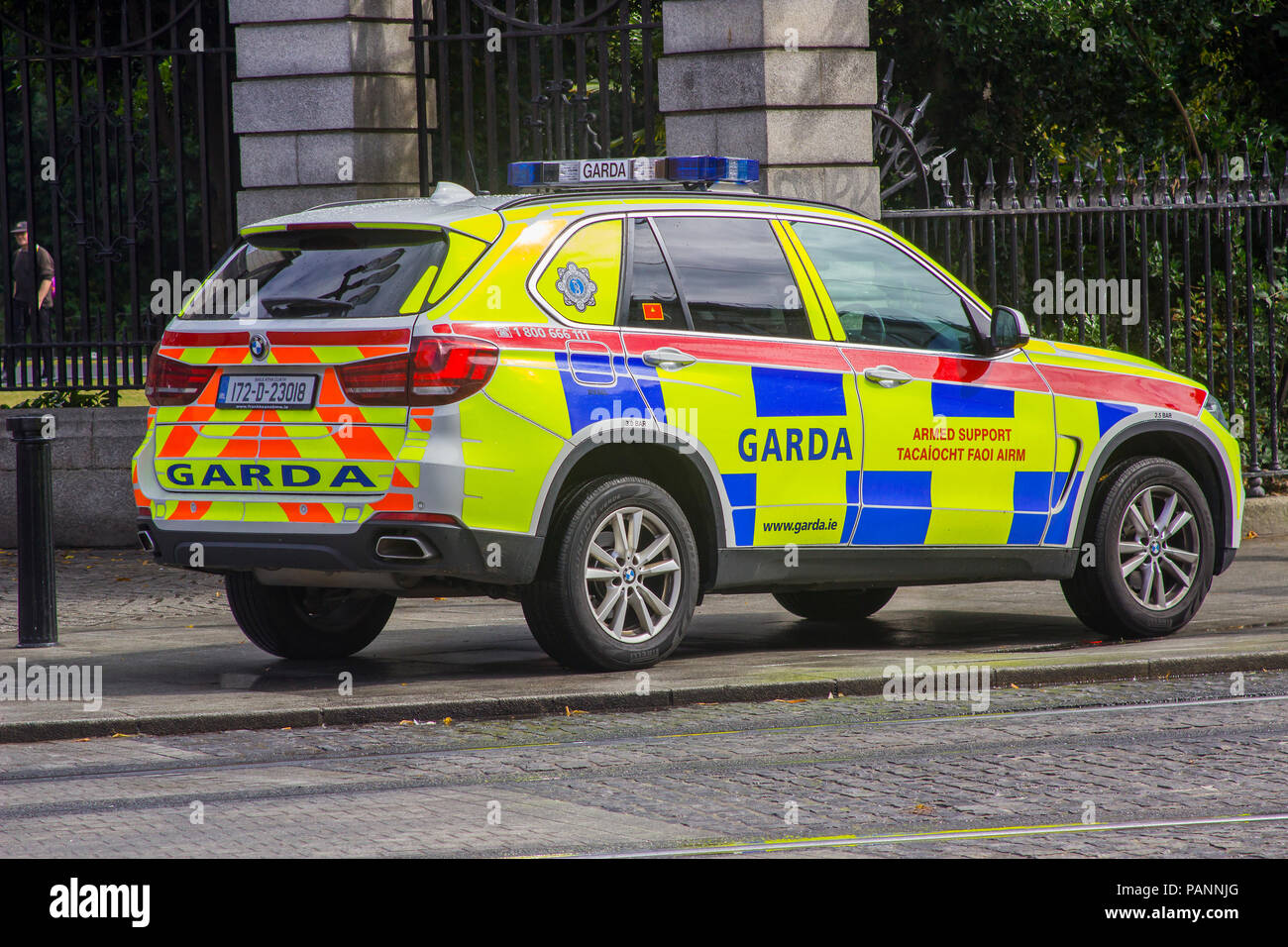 Irish police car hi-res stock photography and images - Alamy