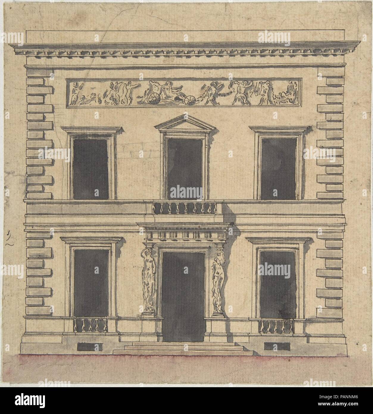 Design for a Stage Set. Artist: Claude Nicolas Ledoux (French, Dormans ...