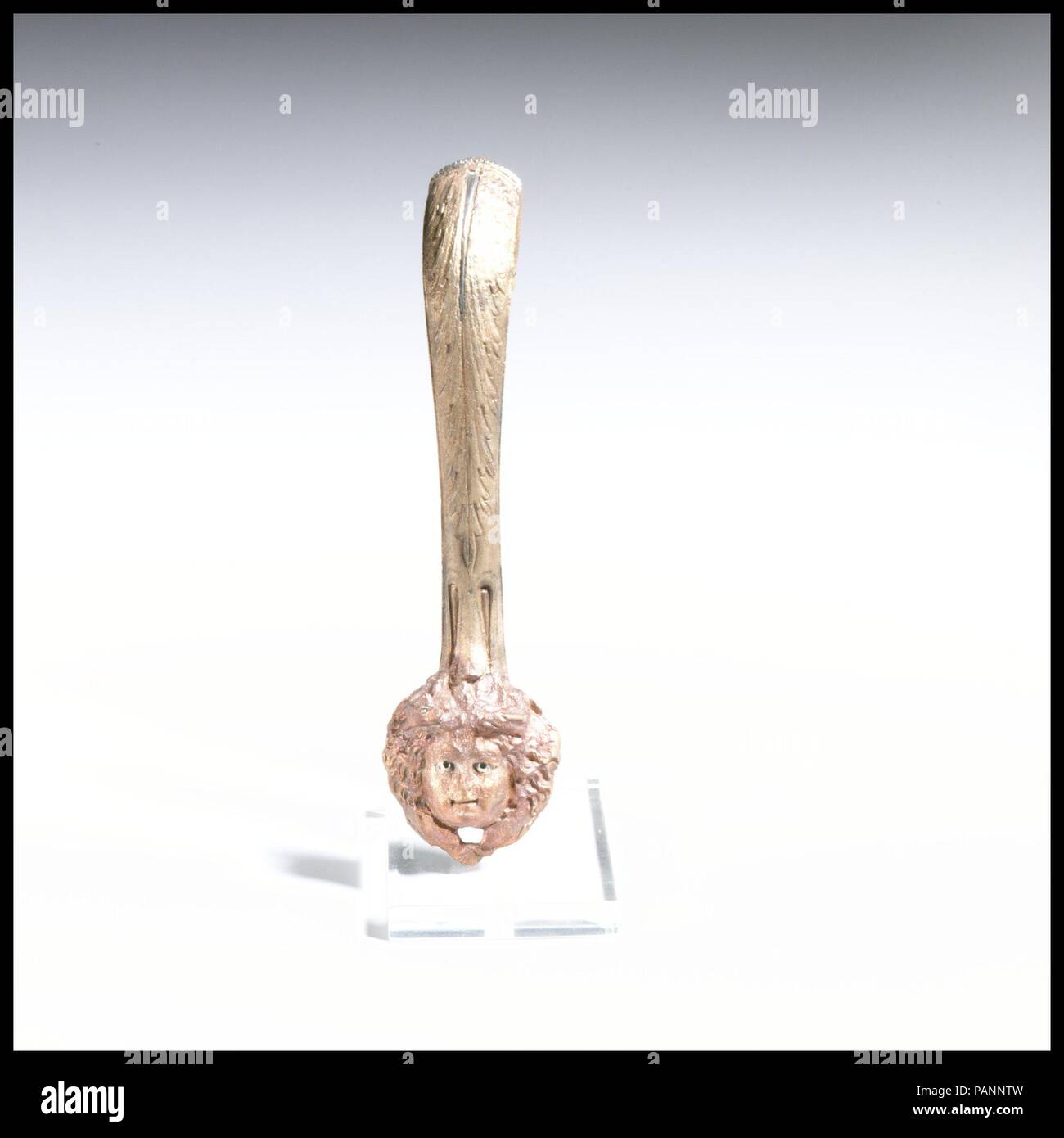 Bronze jug handle. Culture: Roman. Dimensions: H. 6 in. (15.3 cm). Date ...