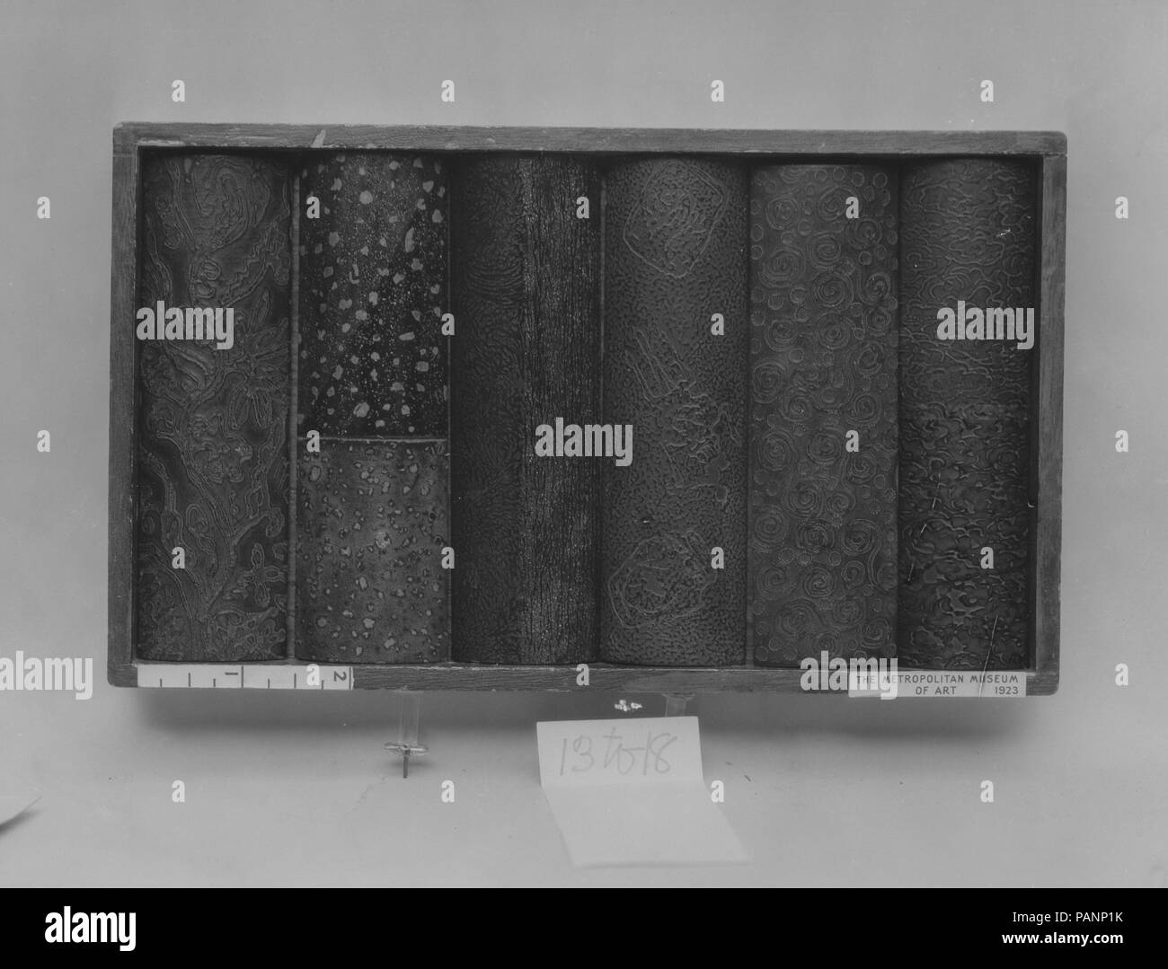 Lacquer Samples. Culture: Japanese. Dimensions: H. 4 11/16 in. (ll.9 cm ...