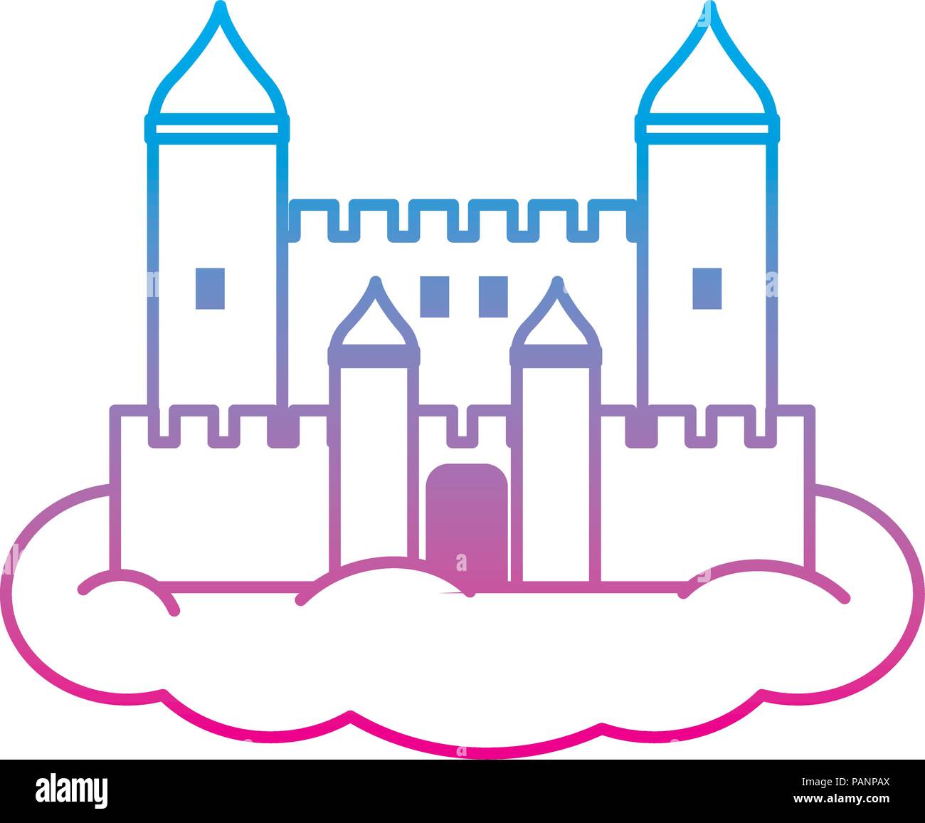Medival architecture Stock Vector Images - Alamy
