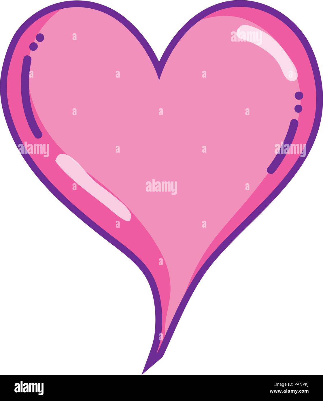 cute heart love symbol icon Stock Vector Image & Art - Alamy