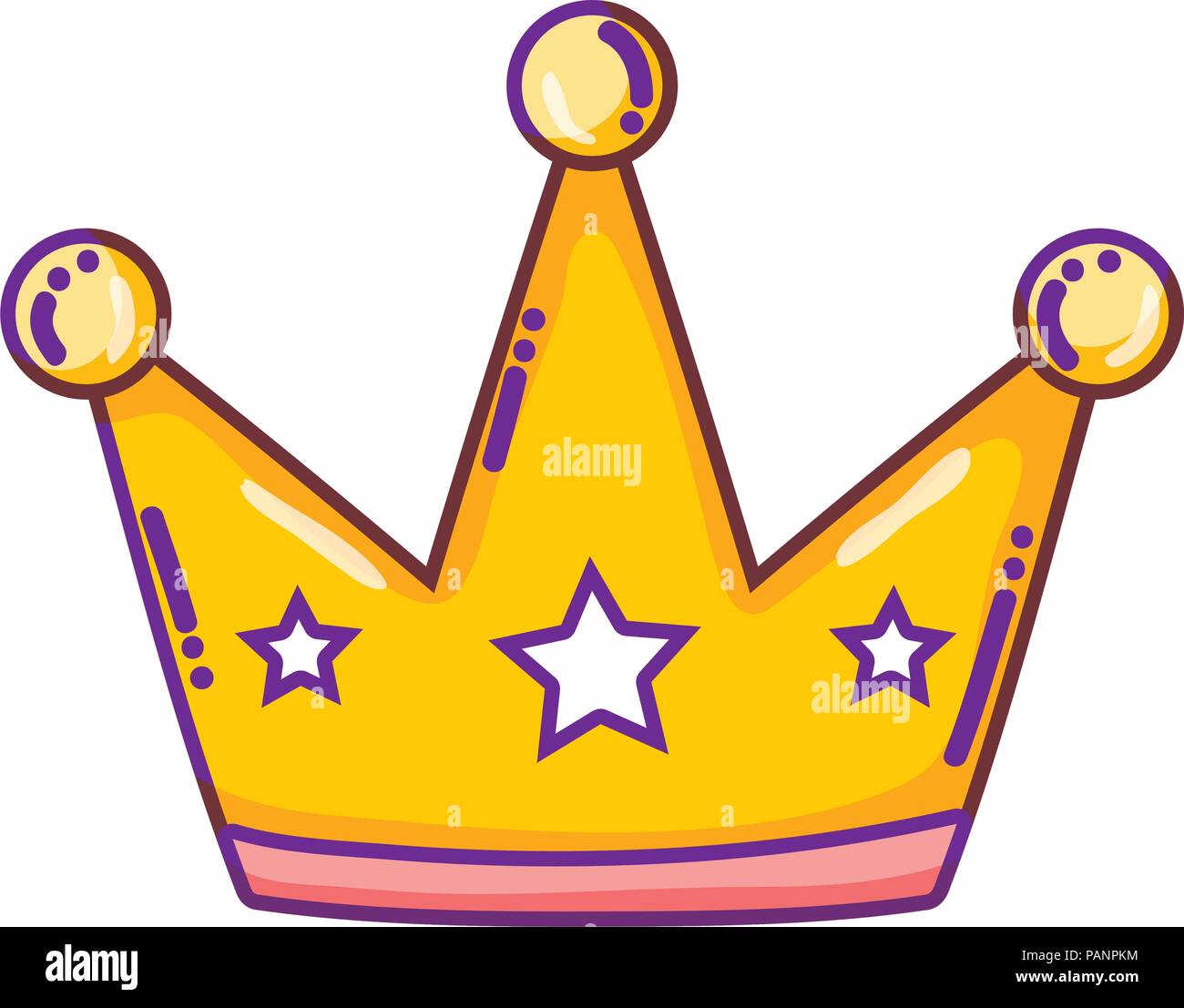 luxury crown object with stars style Stock Vector Image & Art - Alamy