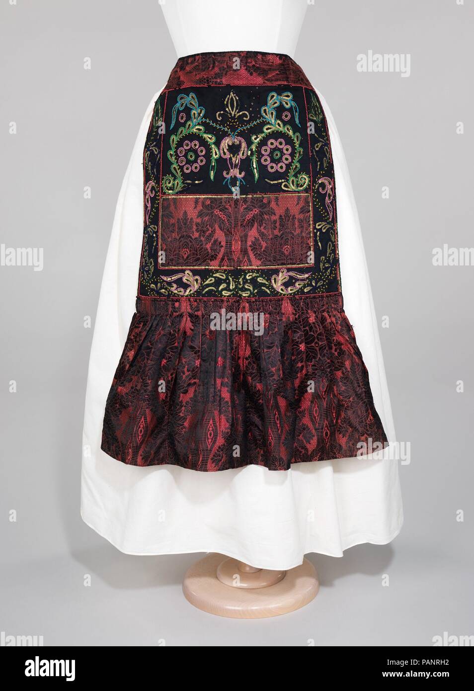 Apron. Culture: Spanish. Date: 1840-70. This object was collected by ...