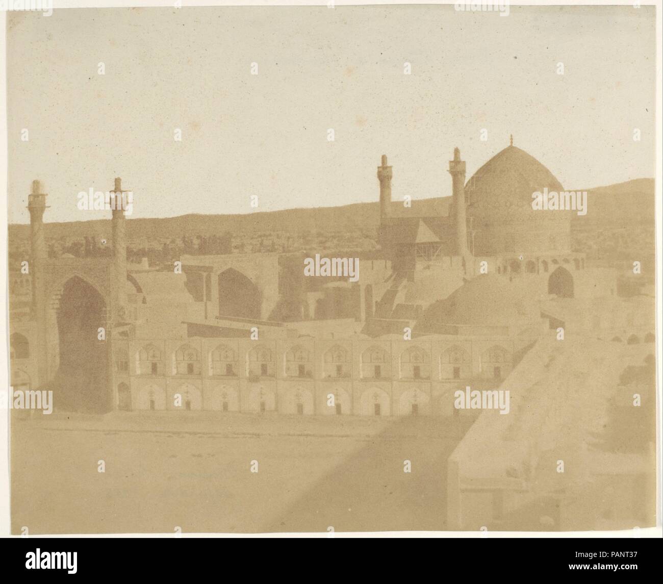 Yran, Piazza a Isphaan. Artist: Luigi Pesce (Italian, 1818-1891). Date ...