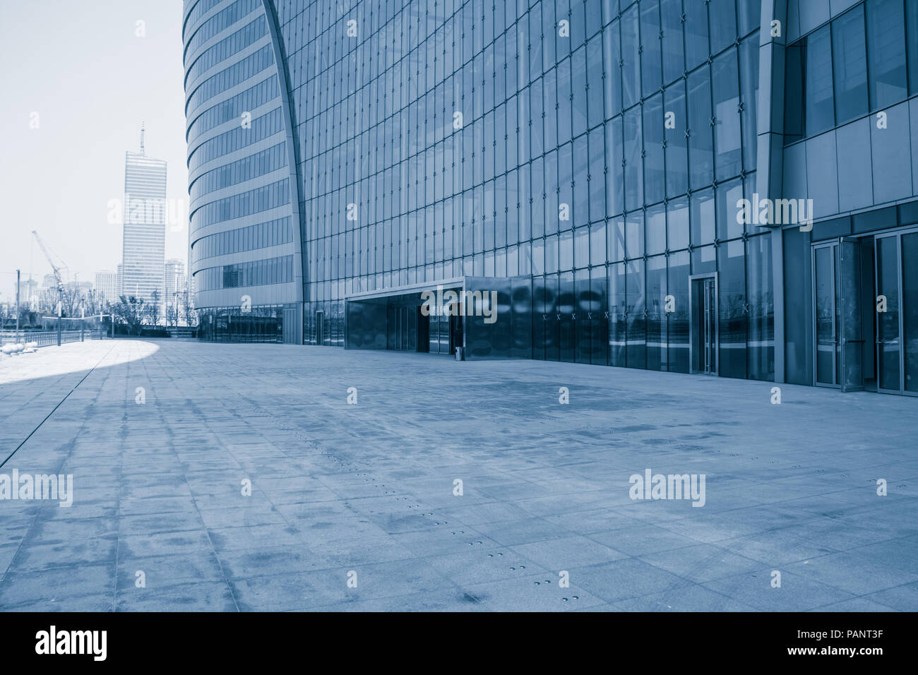 China Tianjin Binhai New District Street Stock Photo - Alamy