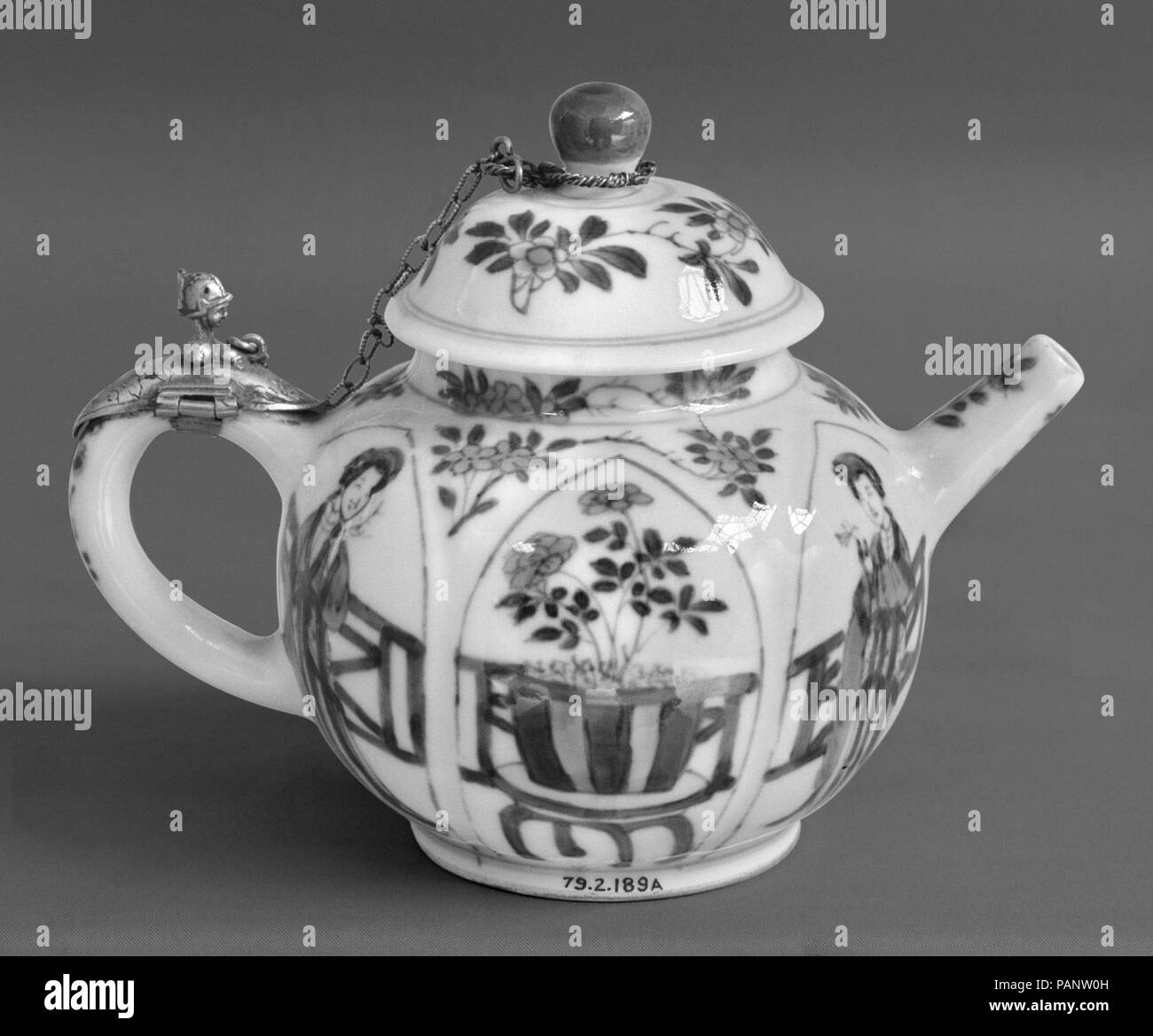 Teapot. Culture: China. Dimensions: H. 4 1/4 in. (10.8 cm). Date: late ...