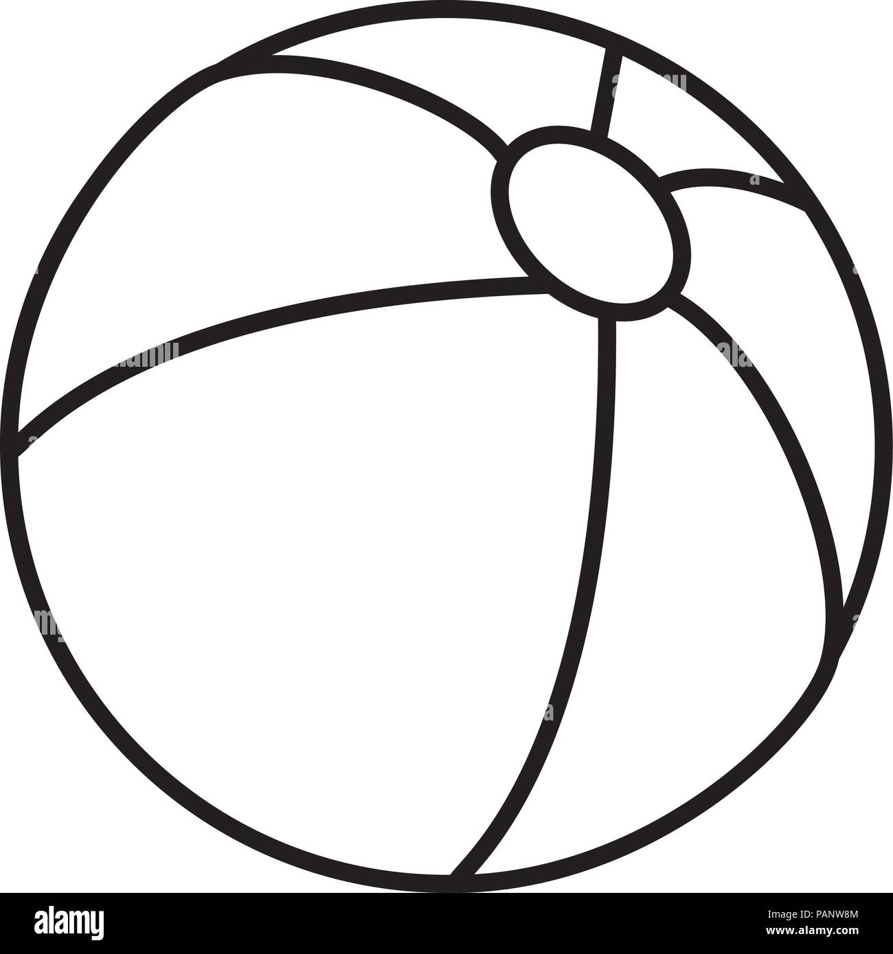 How To Draw A Beach Ball Step By Step