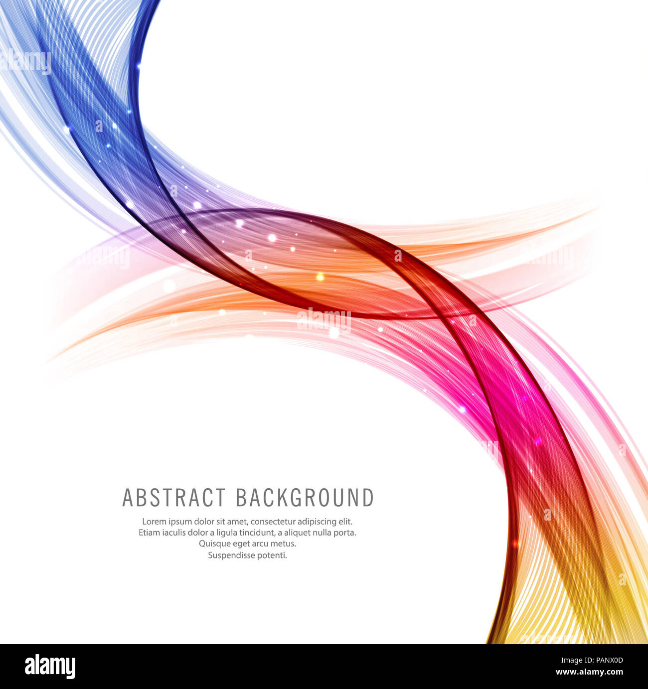 Abstract colorful wave design background Stock Photo - Alamy