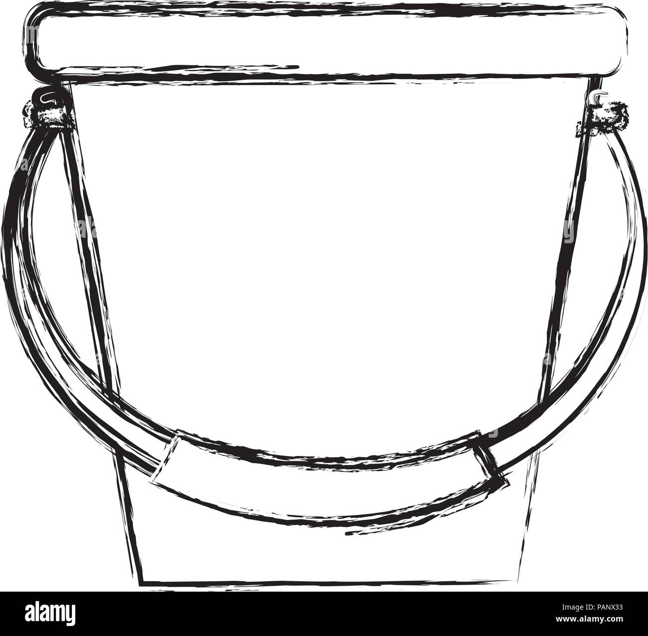 grunge plastic bucket object style icon Stock Vector Image & Art - Alamy