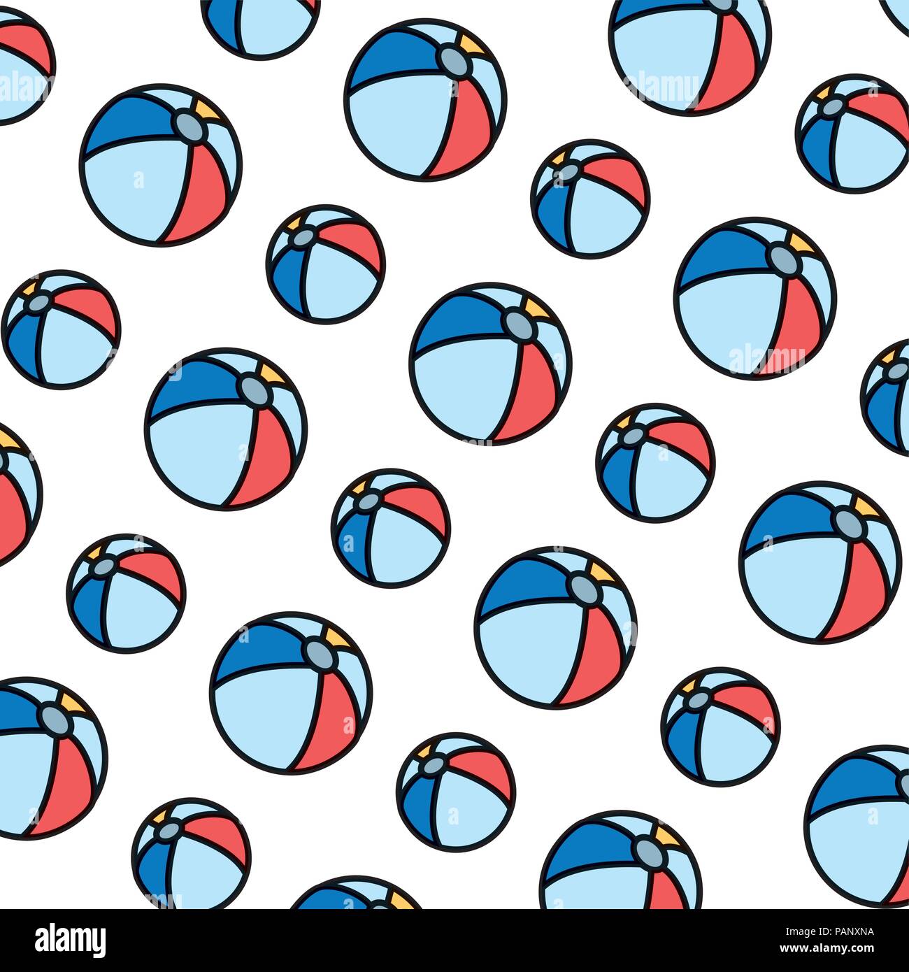 color beach ball inflatable toy background Stock Vector Image & Art - Alamy