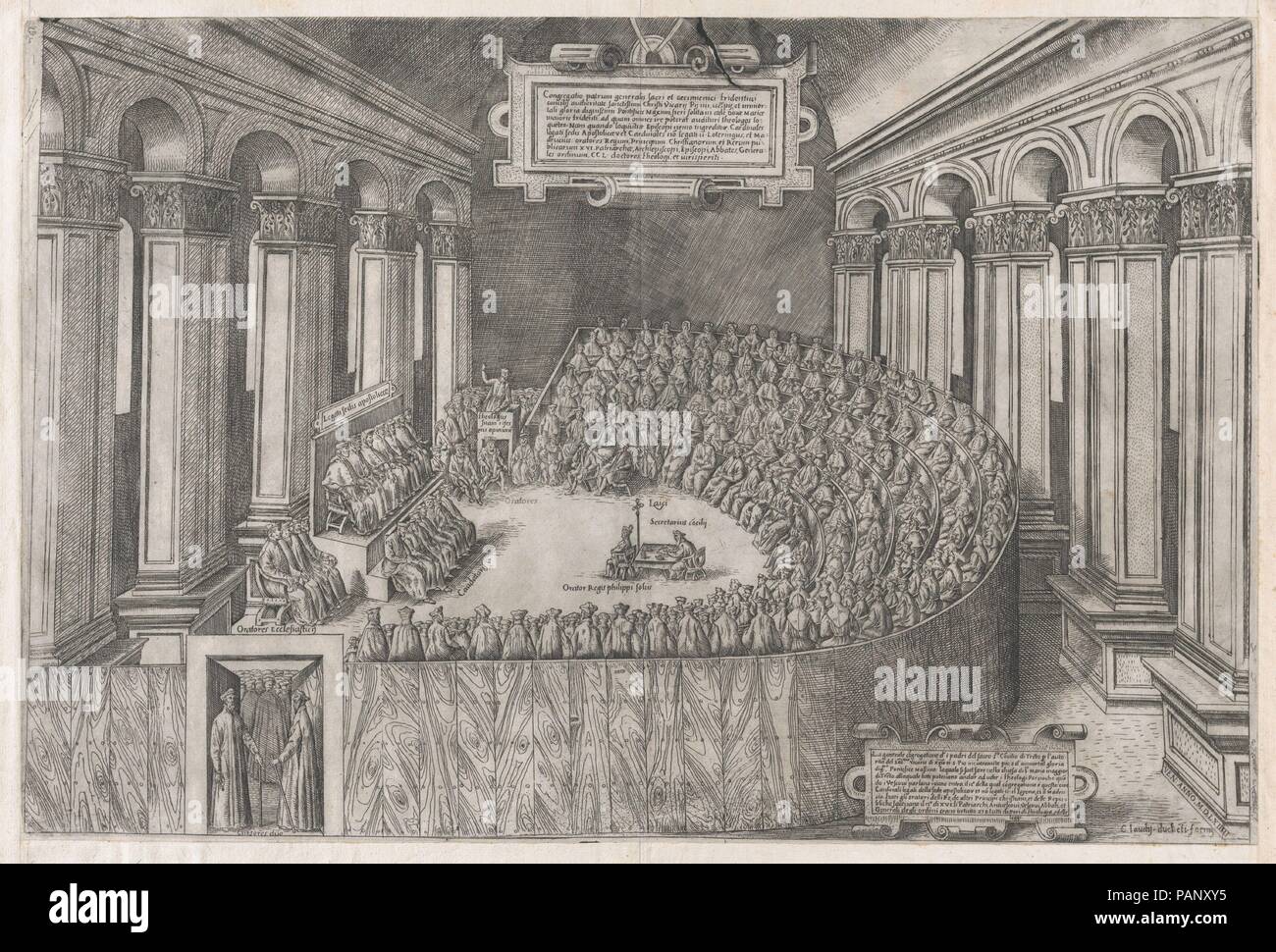 Speculum Romanae Magnificentiae: Council of Trent. Artist: Anonymous ...