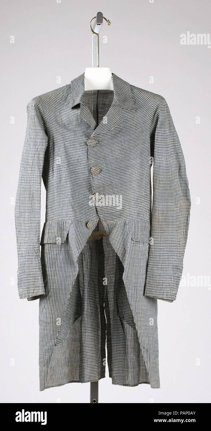 Coat. Culture: American. Date: 1790s. Museum: Metropolitan Museum of ...