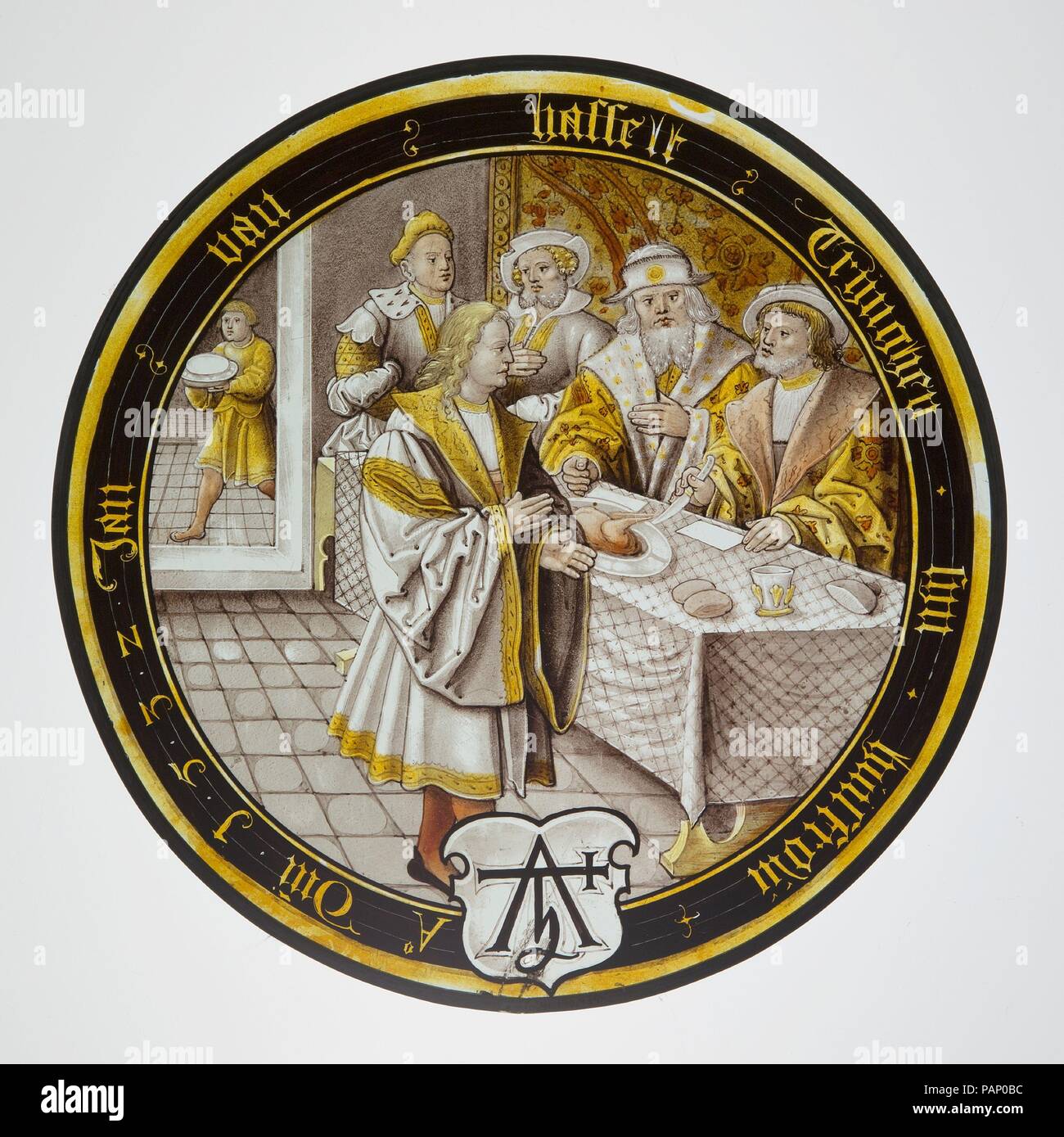 The Prodigal is Banqueted (one of eight scenes from the story of the ...