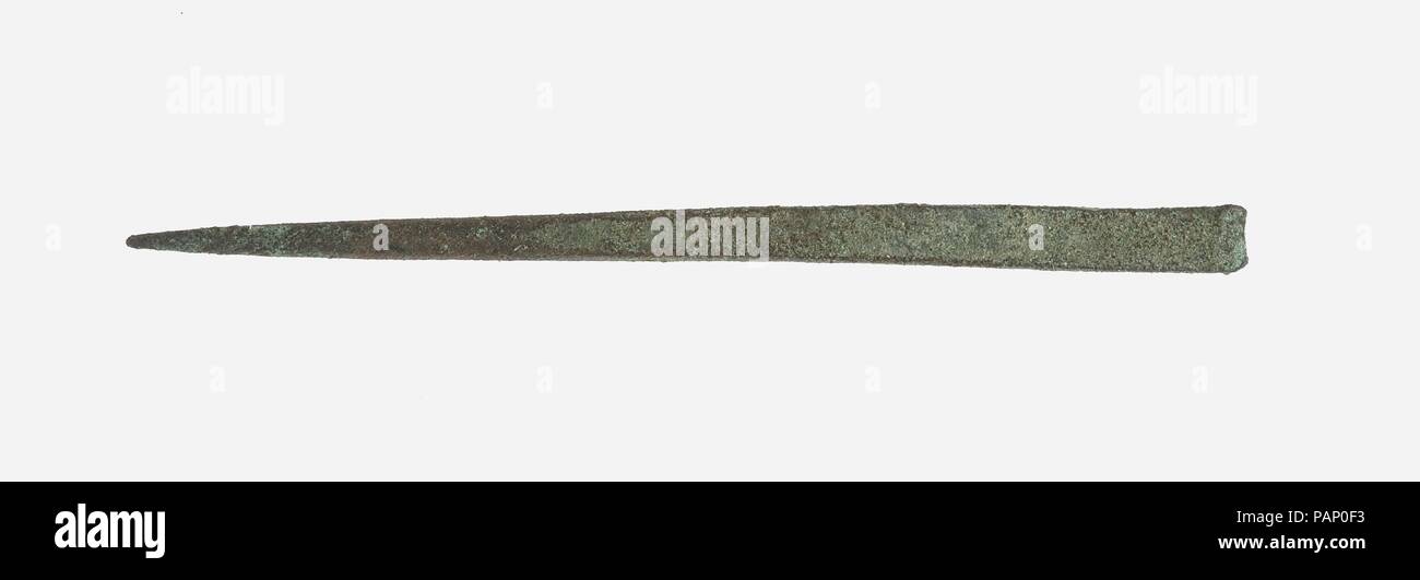 Leatherworker's Awl Point. Dimensions: L. 5.3 cm (2 1/16 in). Dynasty ...
