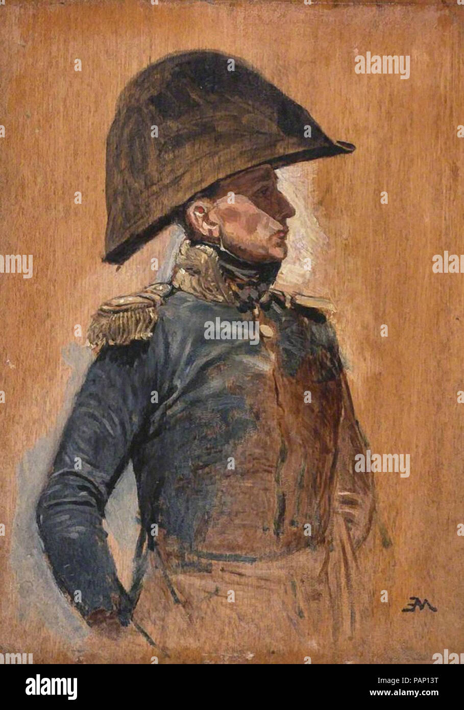 Meissonier Jean-Louis Ernest - a General Officer Stock Photo - Alamy