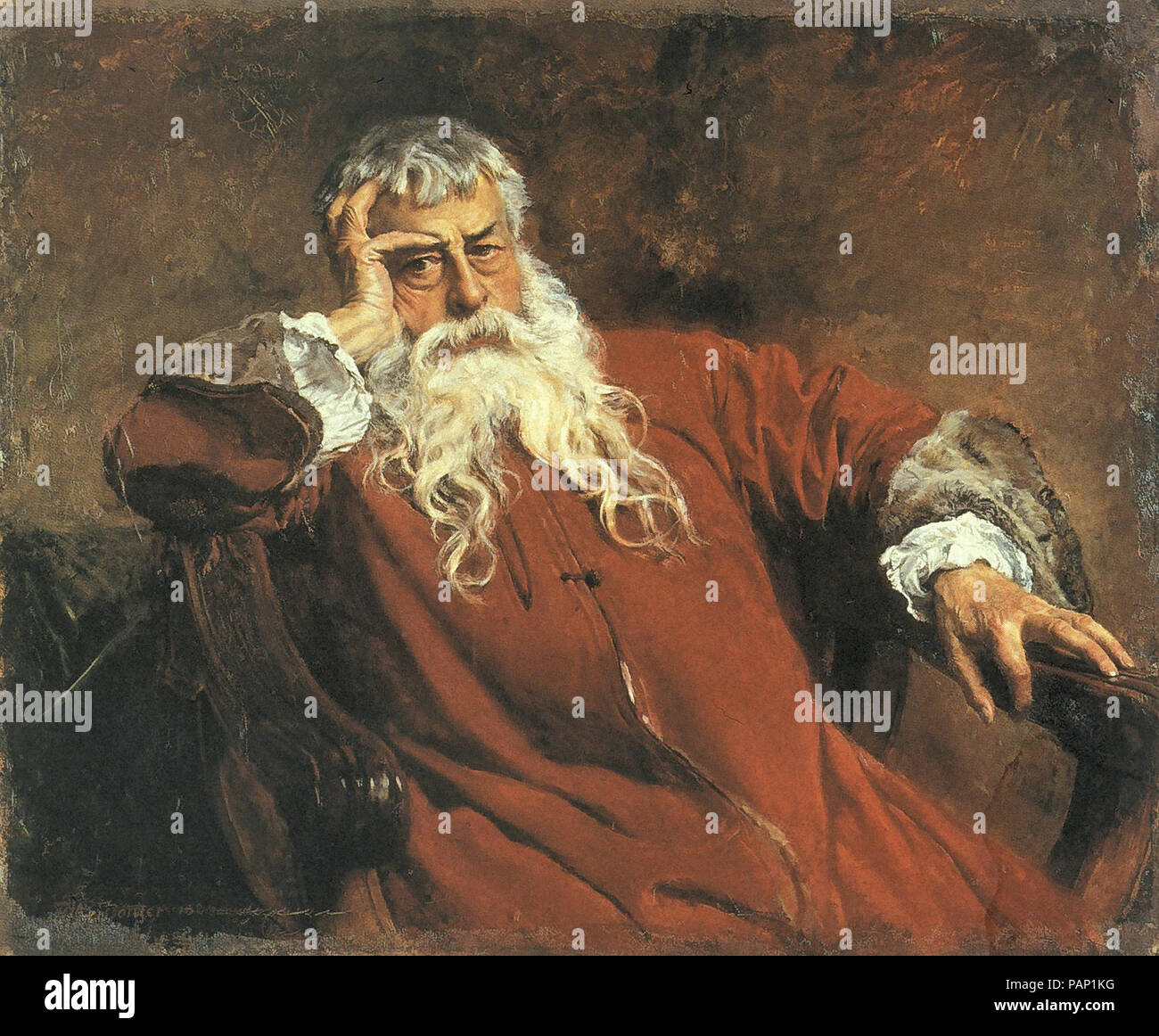 Meissonier Jean-Louis Ernest - Self Portrait 3 Stock Photo - Alamy
