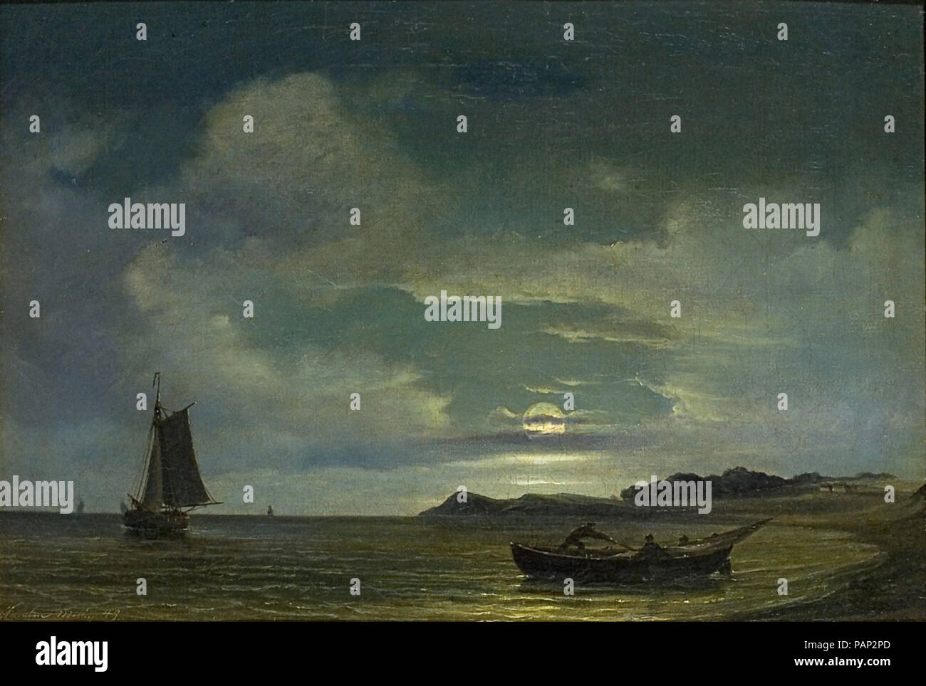 Melbye painting hi-res stock photography and images - Alamy