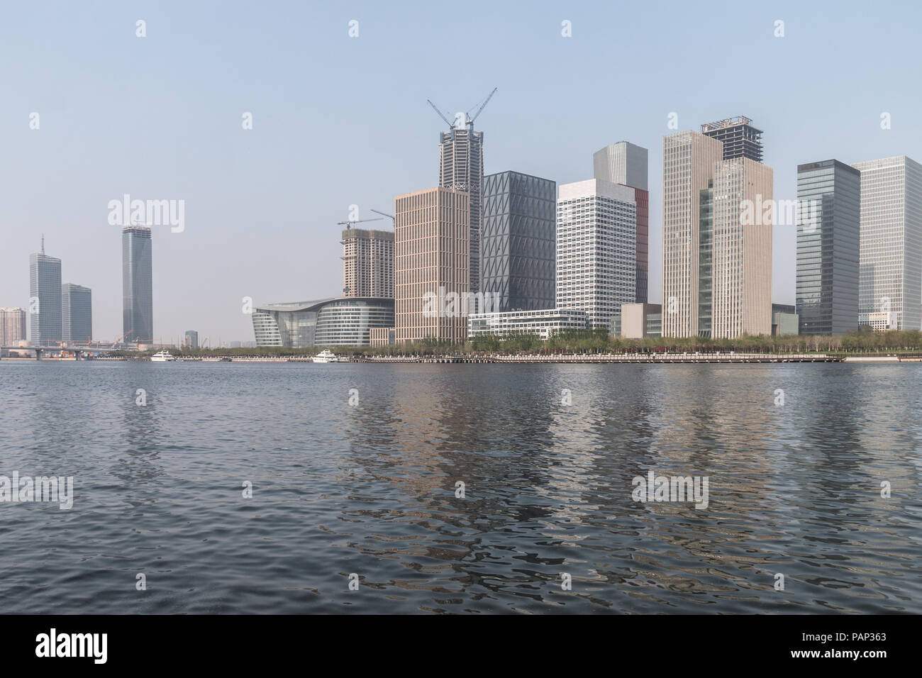 China Tianjin Binhai New Area Landscape Stock Photo - Alamy