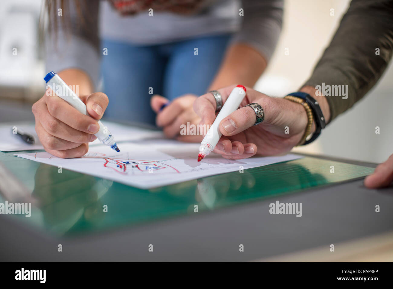 Two drawings interior hi-res stock photography and images - Alamy