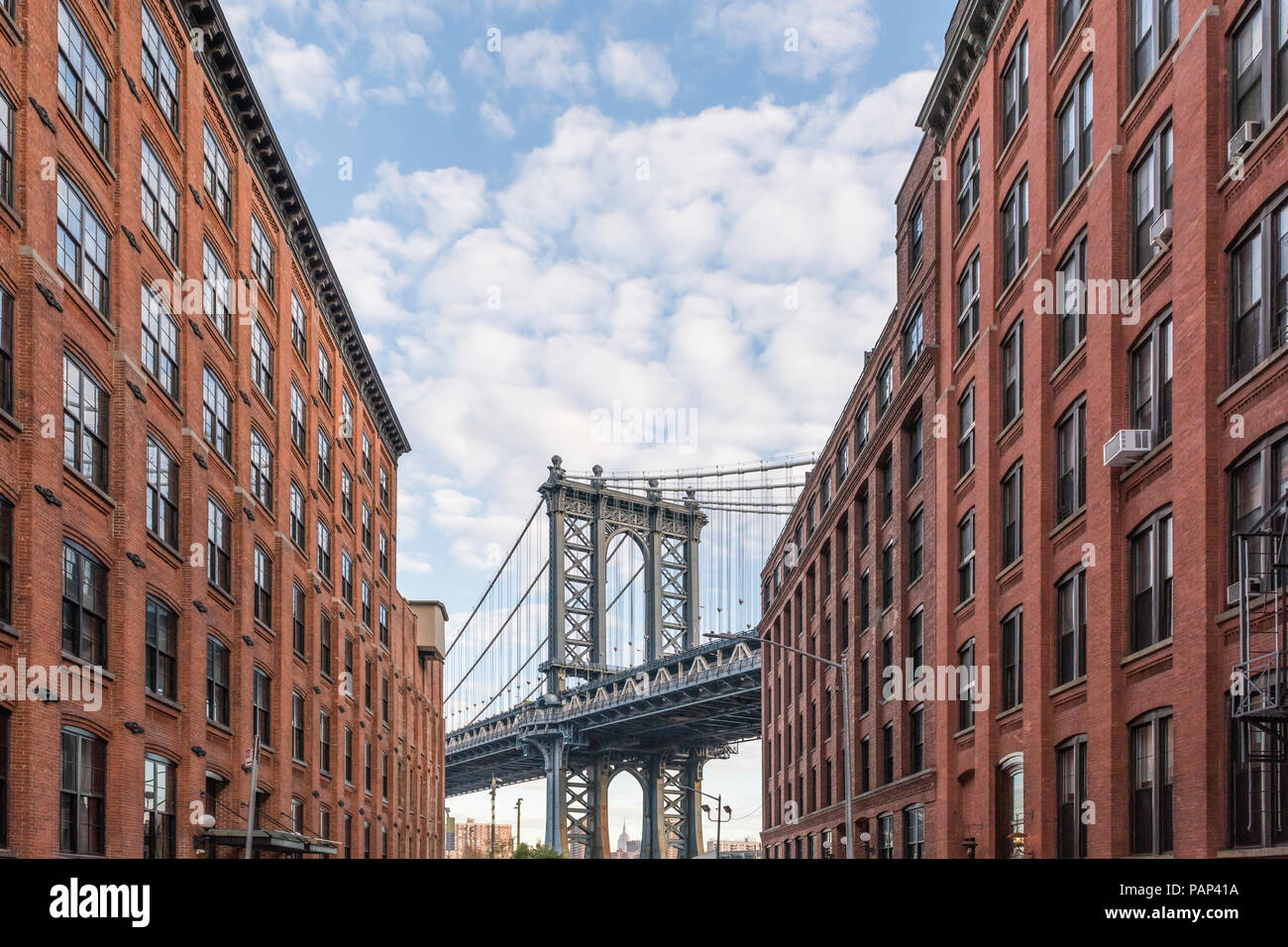 USA, New York City, Manhattan Bridge Stock Photo - Alamy
