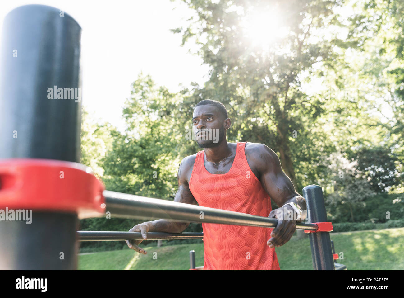 Parallel bars gymnastics apparatus hi-res stock photography and images ...
