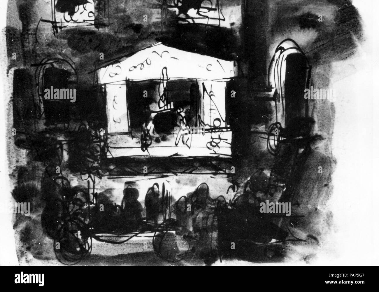 A Stage Play in the Ghetto Stock Photo - Alamy