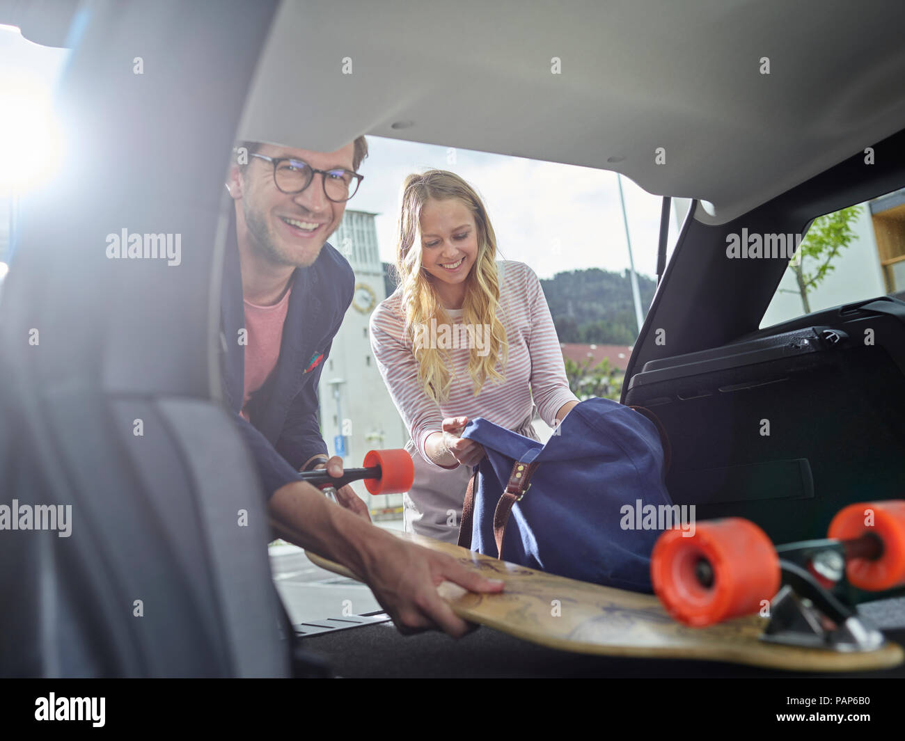 Loading car boot trunk hi-res stock photography and images - Alamy