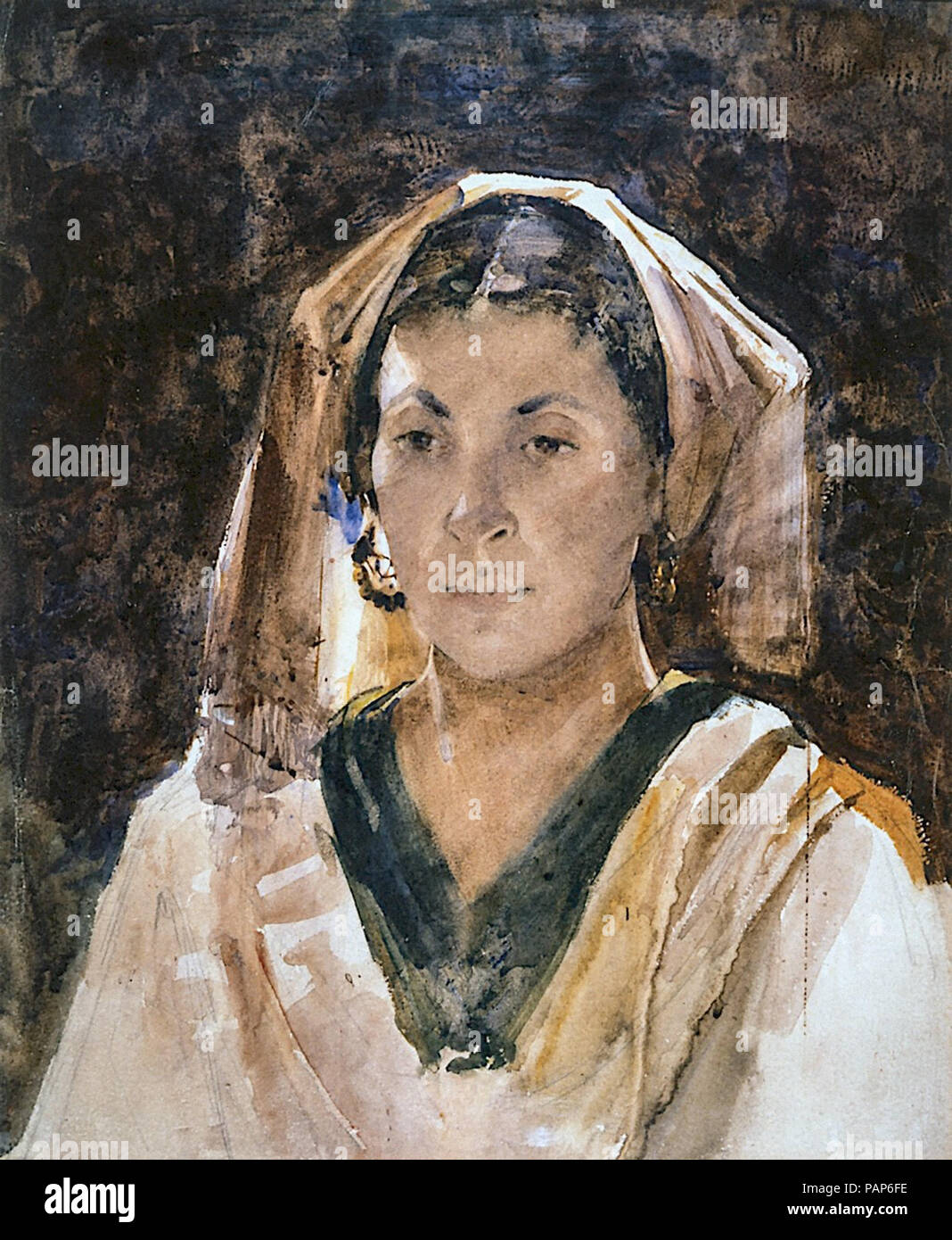 Melville Arthur - Woman of Aragon Stock Photo - Alamy