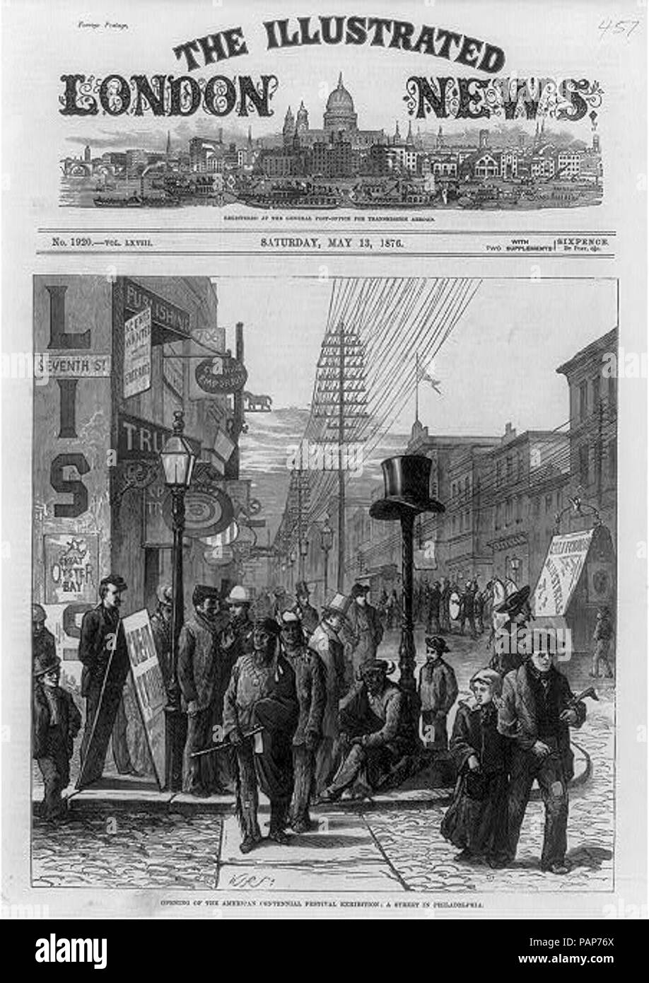 Centennial exhibition in philadelphia hi-res stock photography and ...