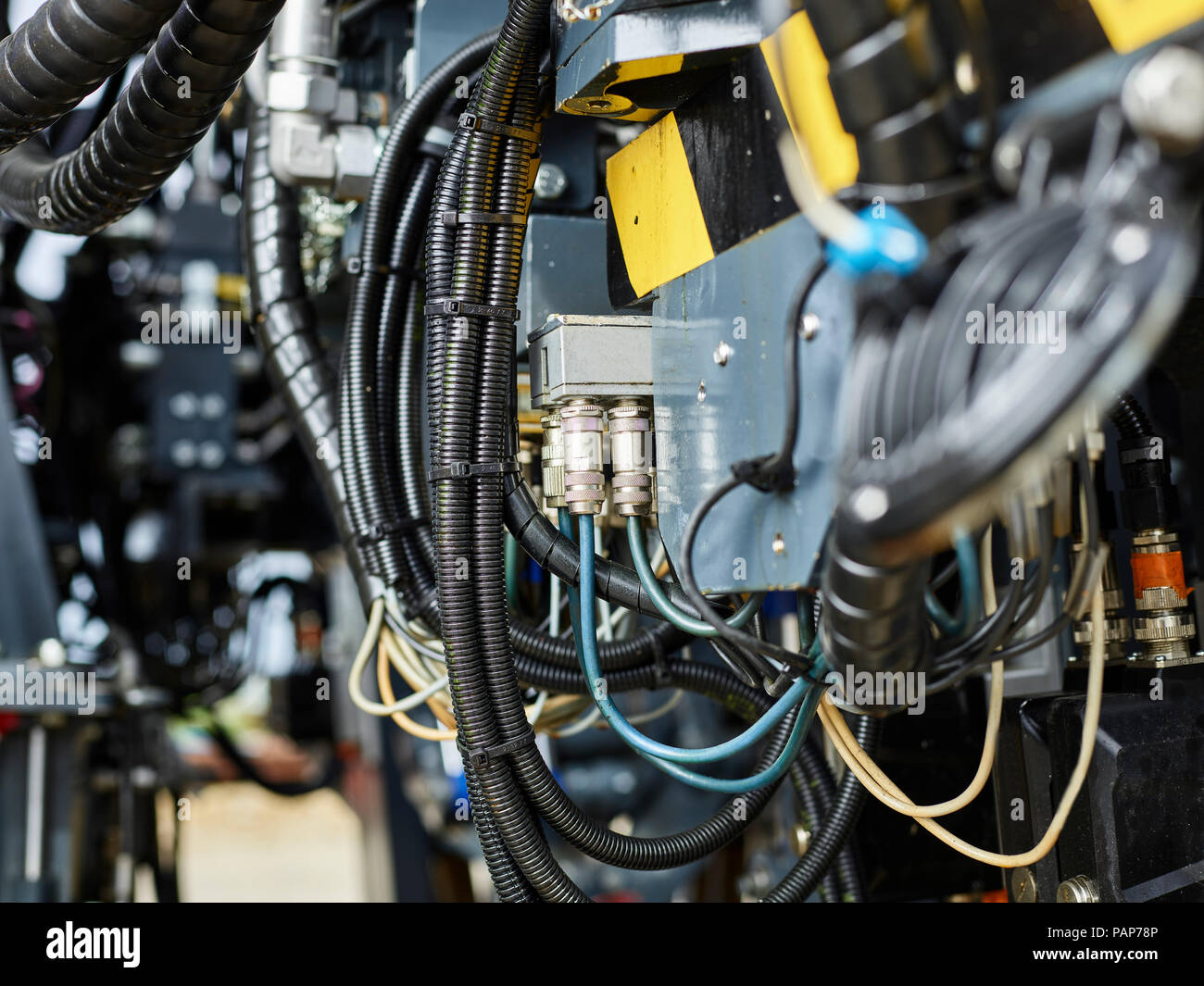 Industry, hose lines Stock Photo - Alamy