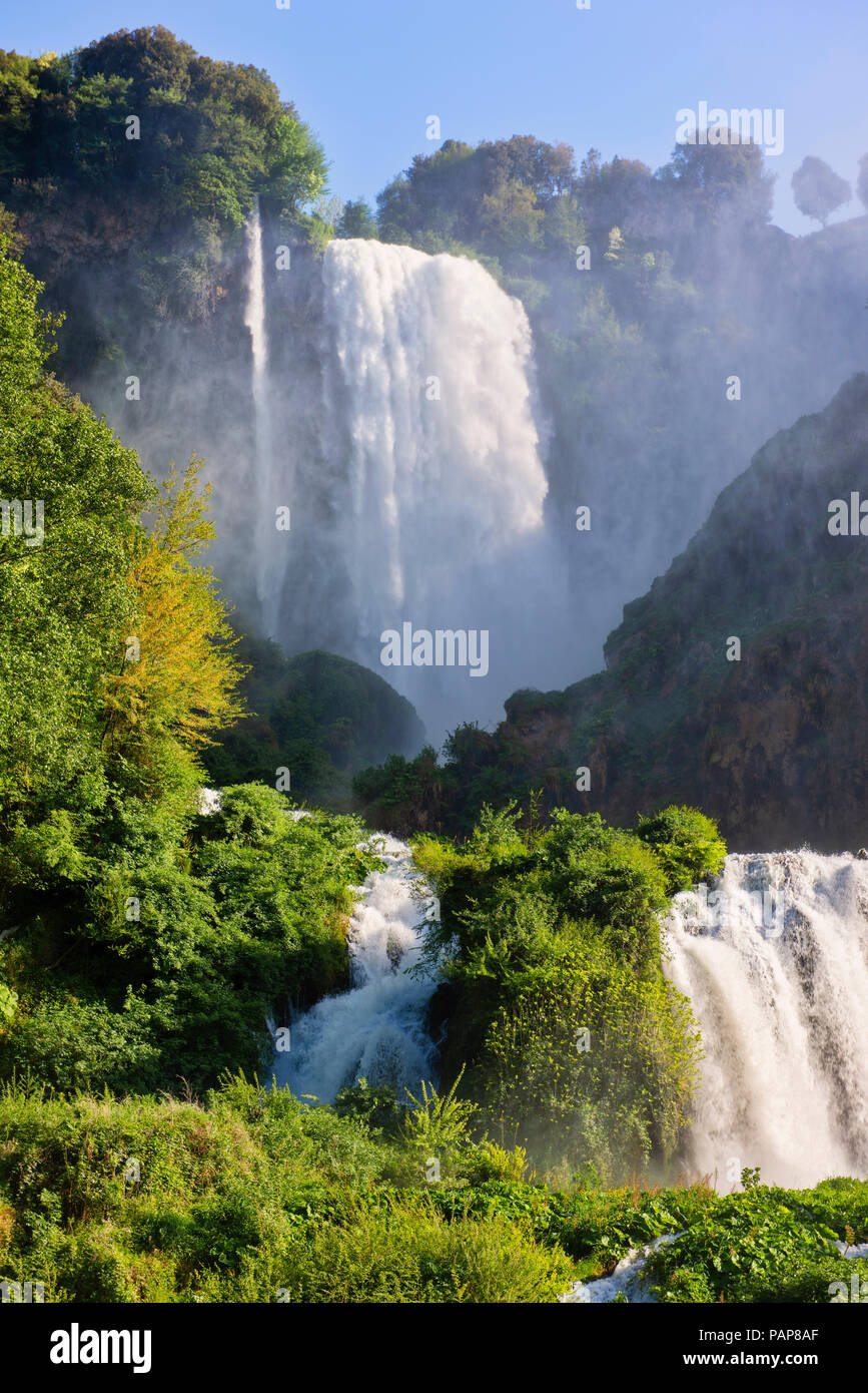 Italy, Umbria, Terni, Cascata delle Marmore Stock Photo - Alamy