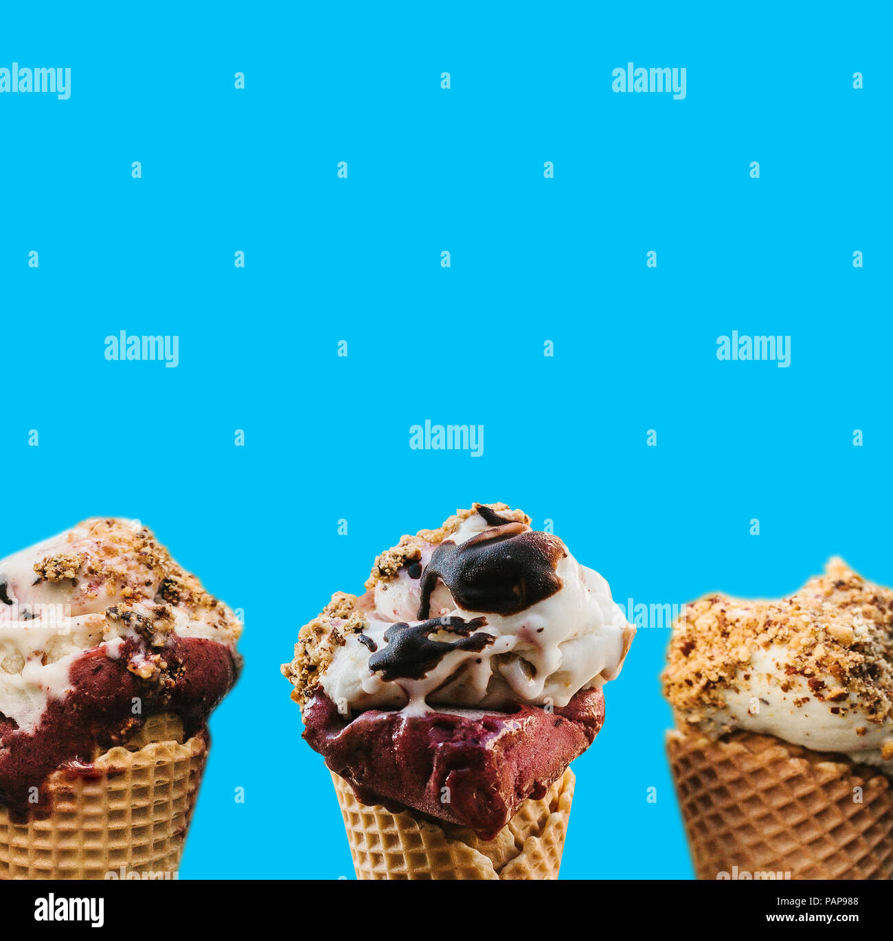 Set ice cream on hi-res stock photography and images - Alamy
