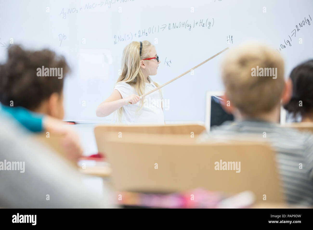 Child whiteboard math hi-res stock photography and images - Alamy