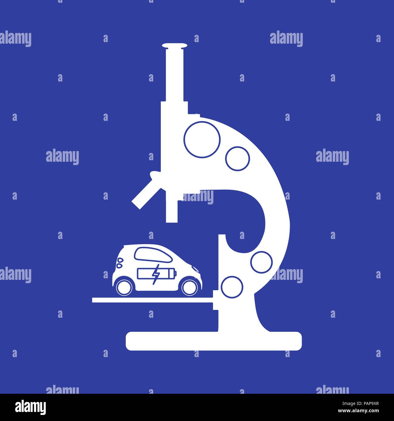 Microscope lens clean Stock Vector Images - Alamy