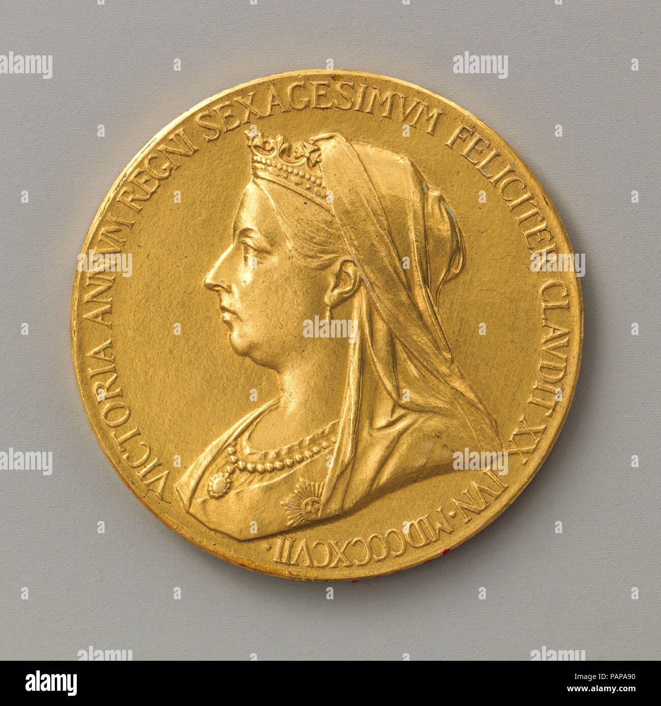 Queen Victoria's Diamond Jubilee, 1897. Artist: Medalist: Sir Thomas ...