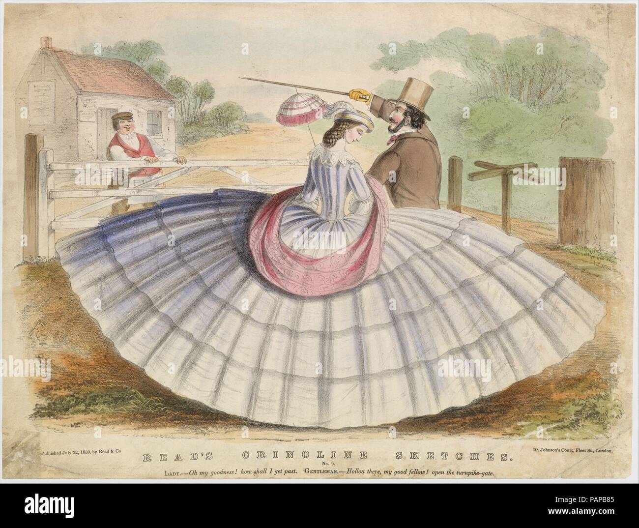 Crinoline 19th century hi-res stock photography and images - Alamy