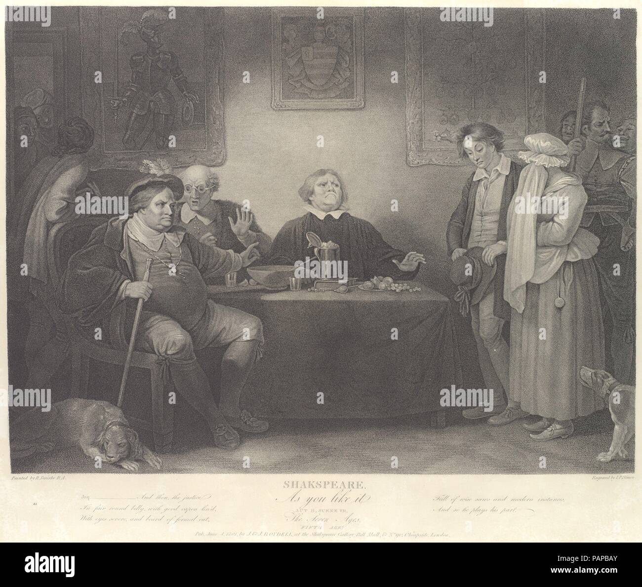 1780 by john and josiah boydell prints hi-res stock photography and ...