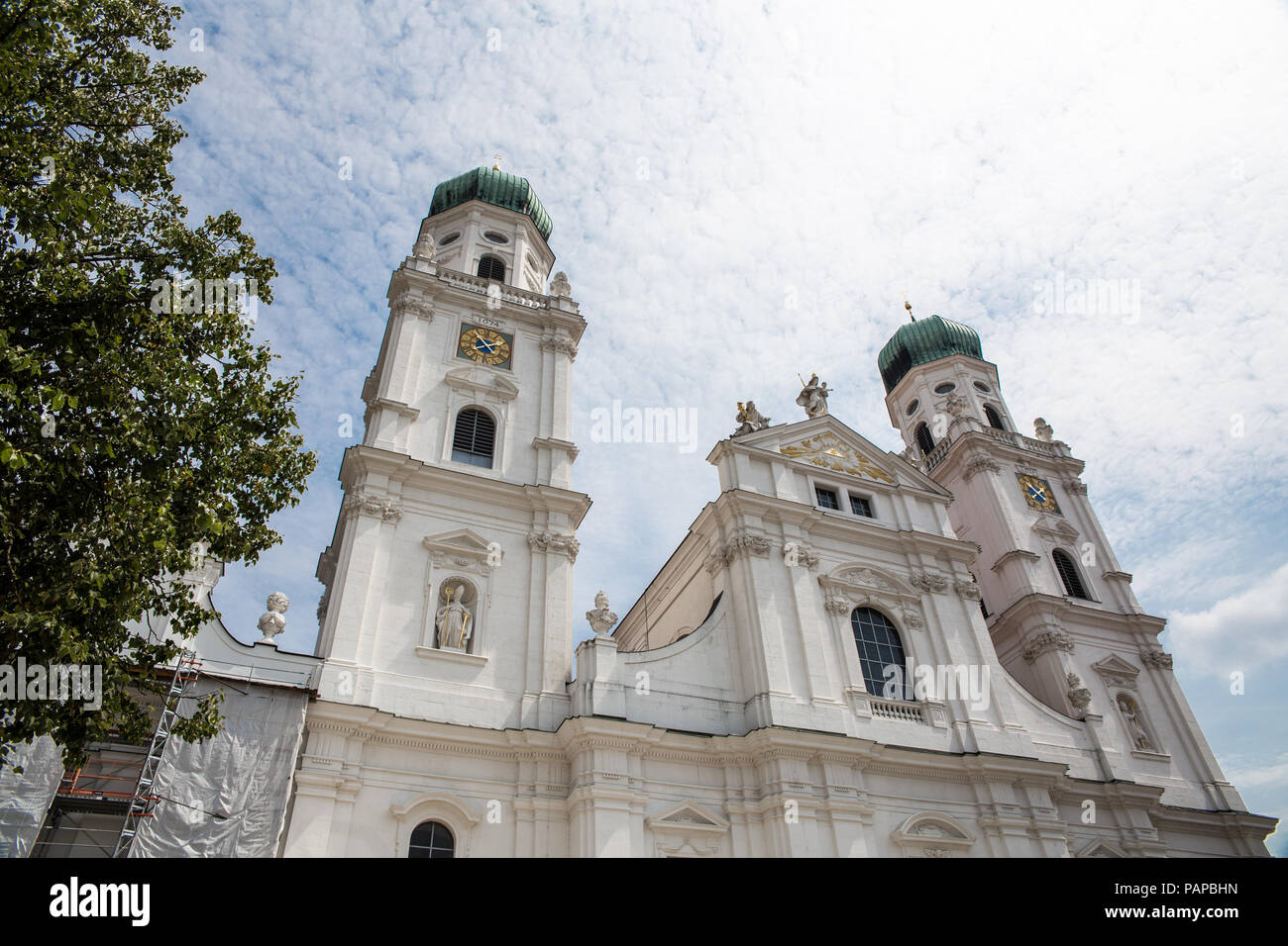 The historic dome "Sankt Stephan" of Passau in Bavaria Stock Photo - Alamy