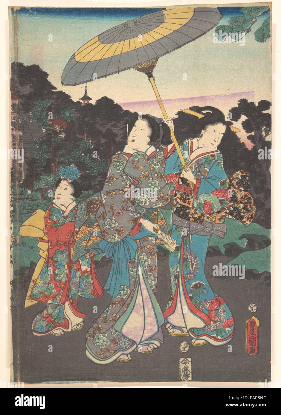 Print. Artist: Utagawa Kunisada (Japanese, 1786-1865). Culture: Japan ...
