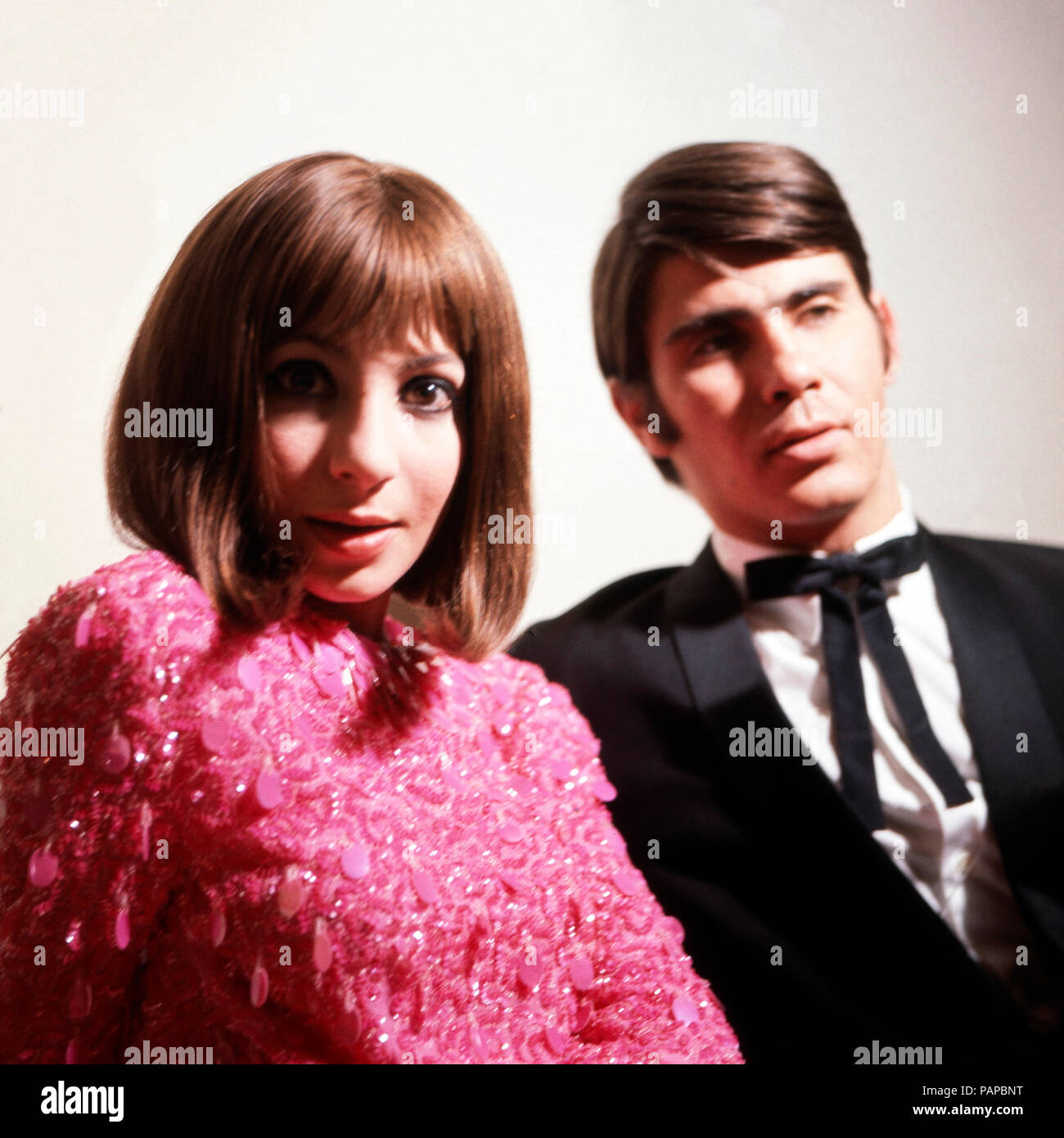 Das israelische Gesangsduo Esther und Abi Ofarim, Deutschland 1967 ...