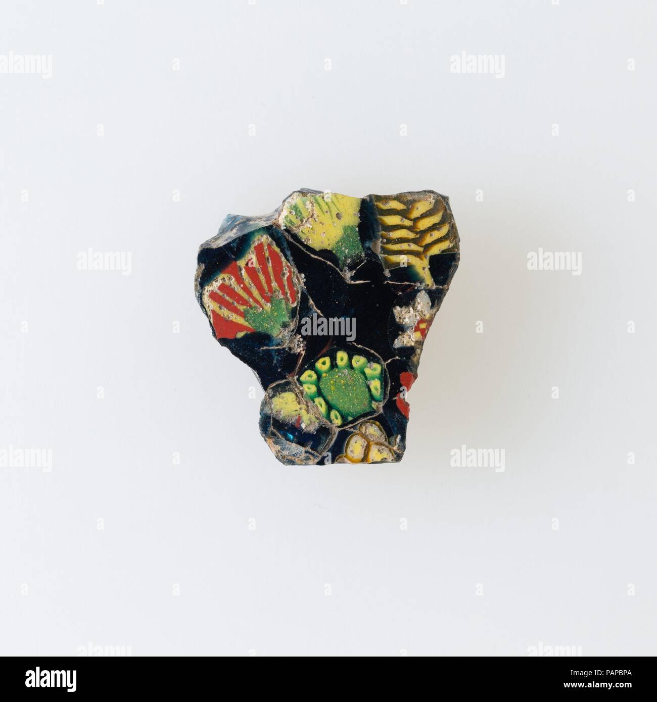 Floral plaque. Dimensions: H. 2.4 × W. 3 cm (15/16 × 1 3/16 in.). Date ...