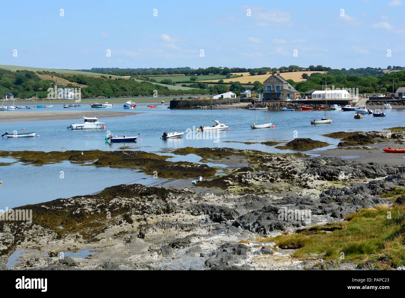 Newport estuary pembrokeshire hi-res stock photography and images - Alamy