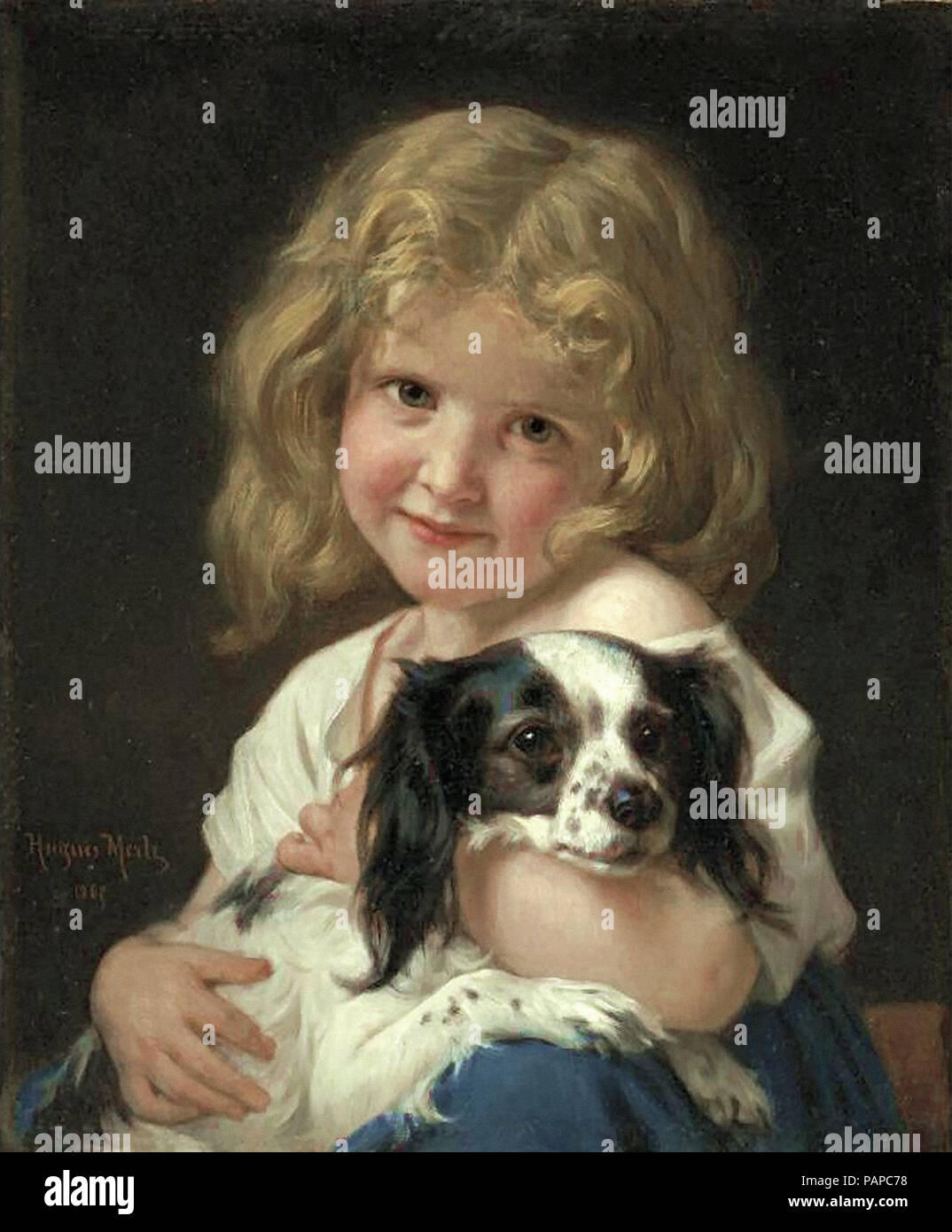 Merle Hugues - Best Friends Stock Photo - Alamy