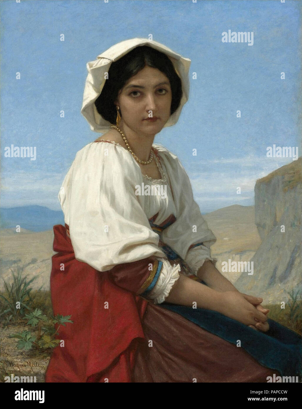 Merle Hugues - Italian Maid Stock Photo - Alamy