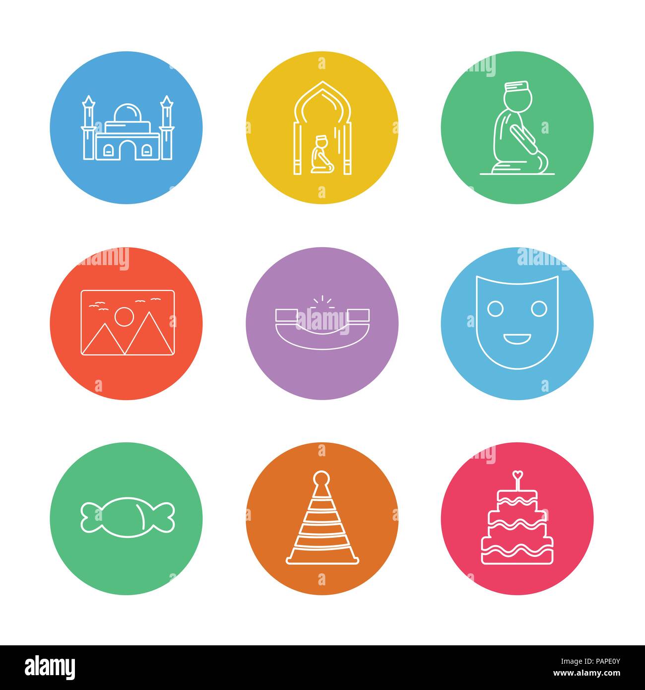 mosque , prayer , muslim , card , scenery , call , mask , cake, cap ...