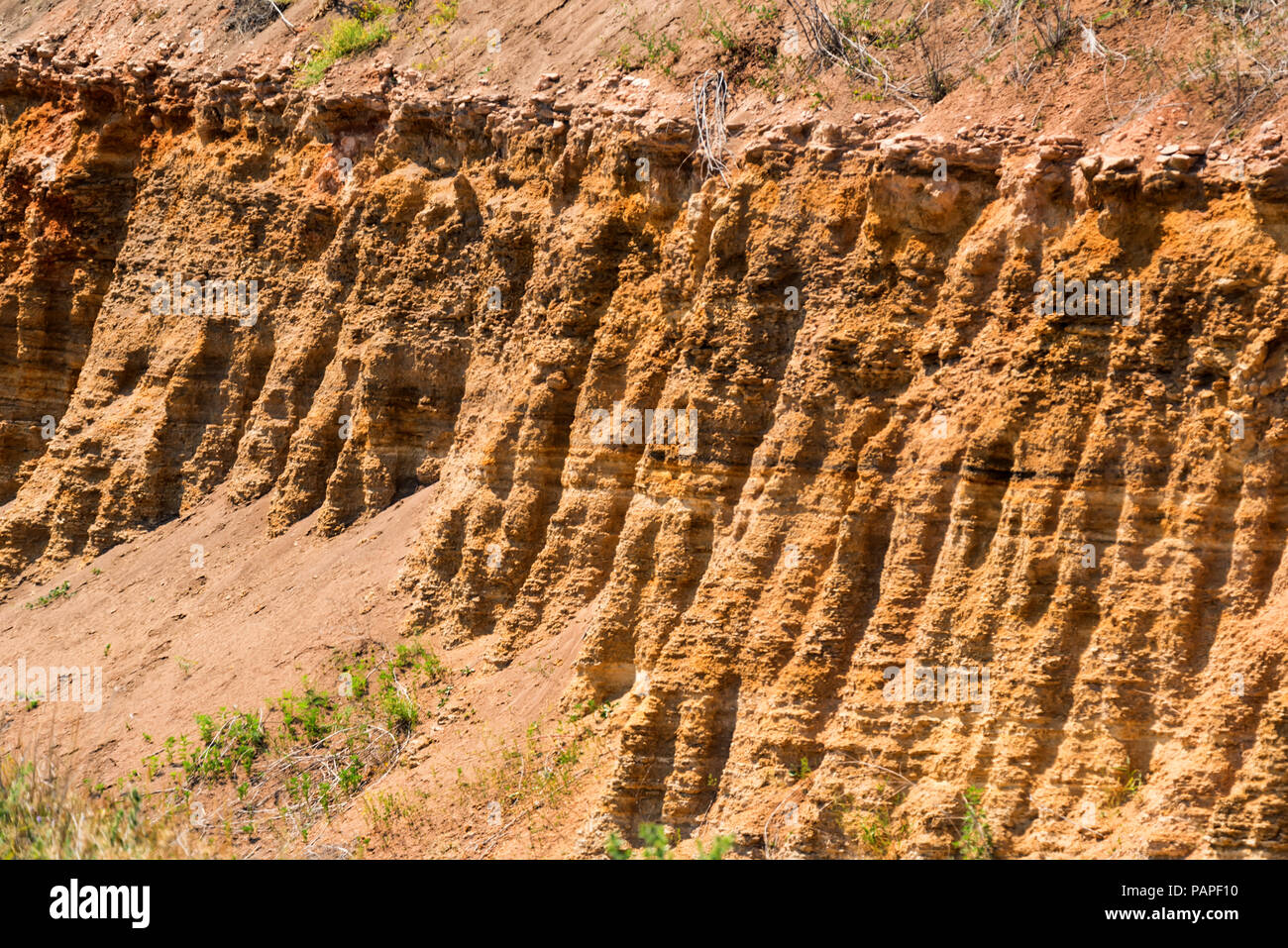 Texture of limestone hill in nature Stock Photo - Alamy