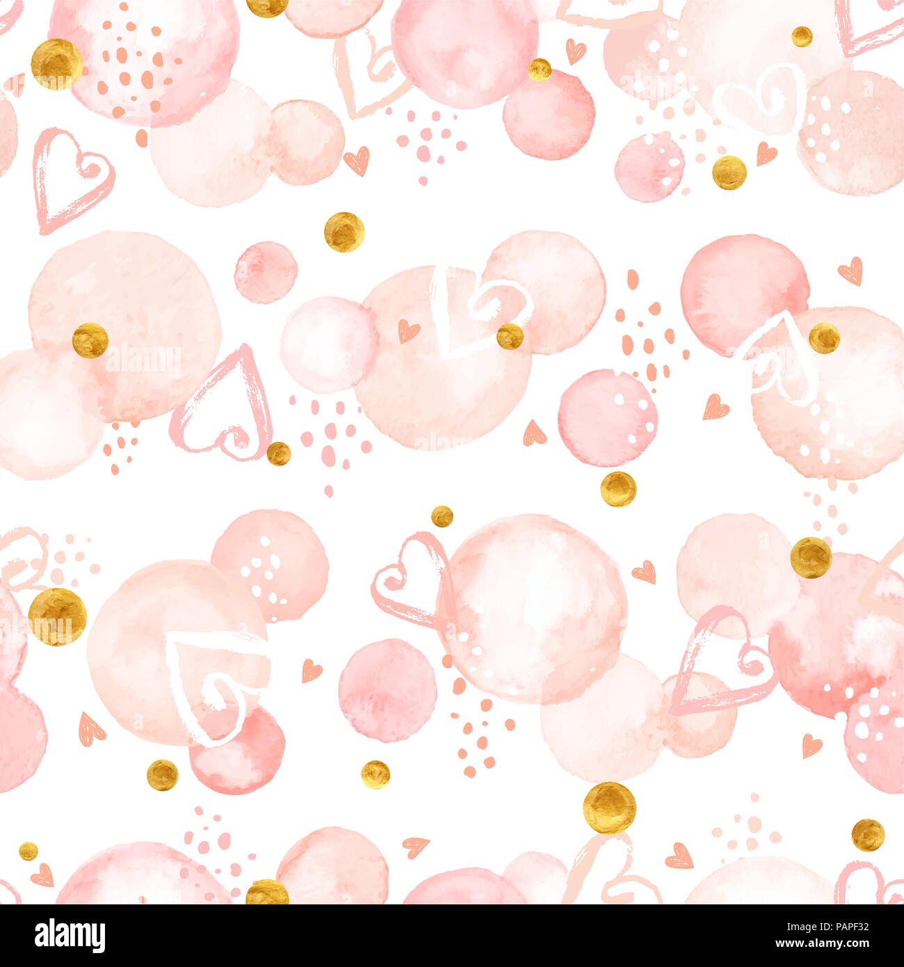 watercolor circles pattern Stock Vector Image & Art - Alamy