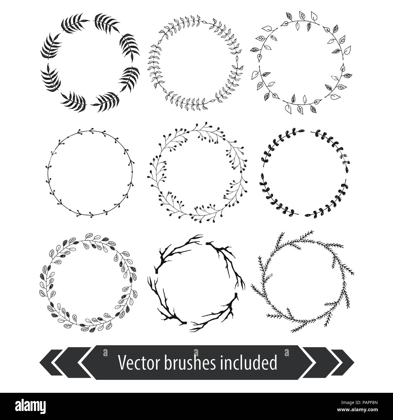 vector branches collection Stock Vector Image & Art - Alamy